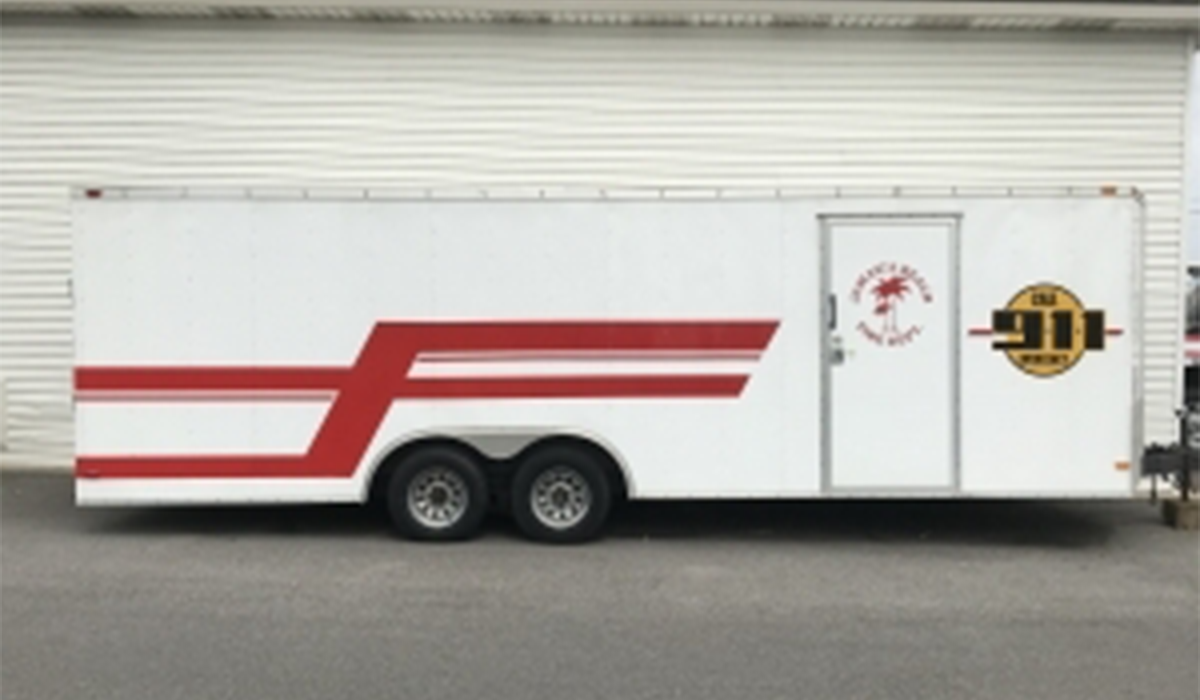 Evacuation Trailer - Jamaica Beach Fire Department